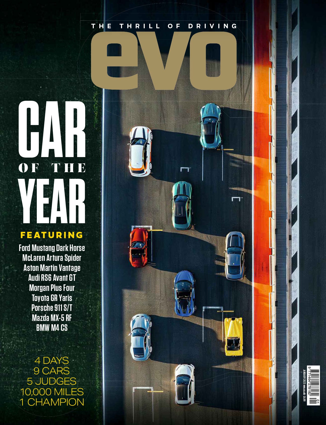 evo Car of the Year Issue - January 2025 & evo shop