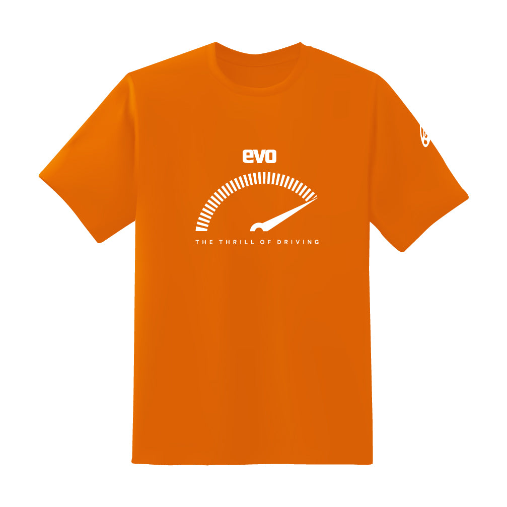 evo Premium T-Shirt - Speedometer & evo shop