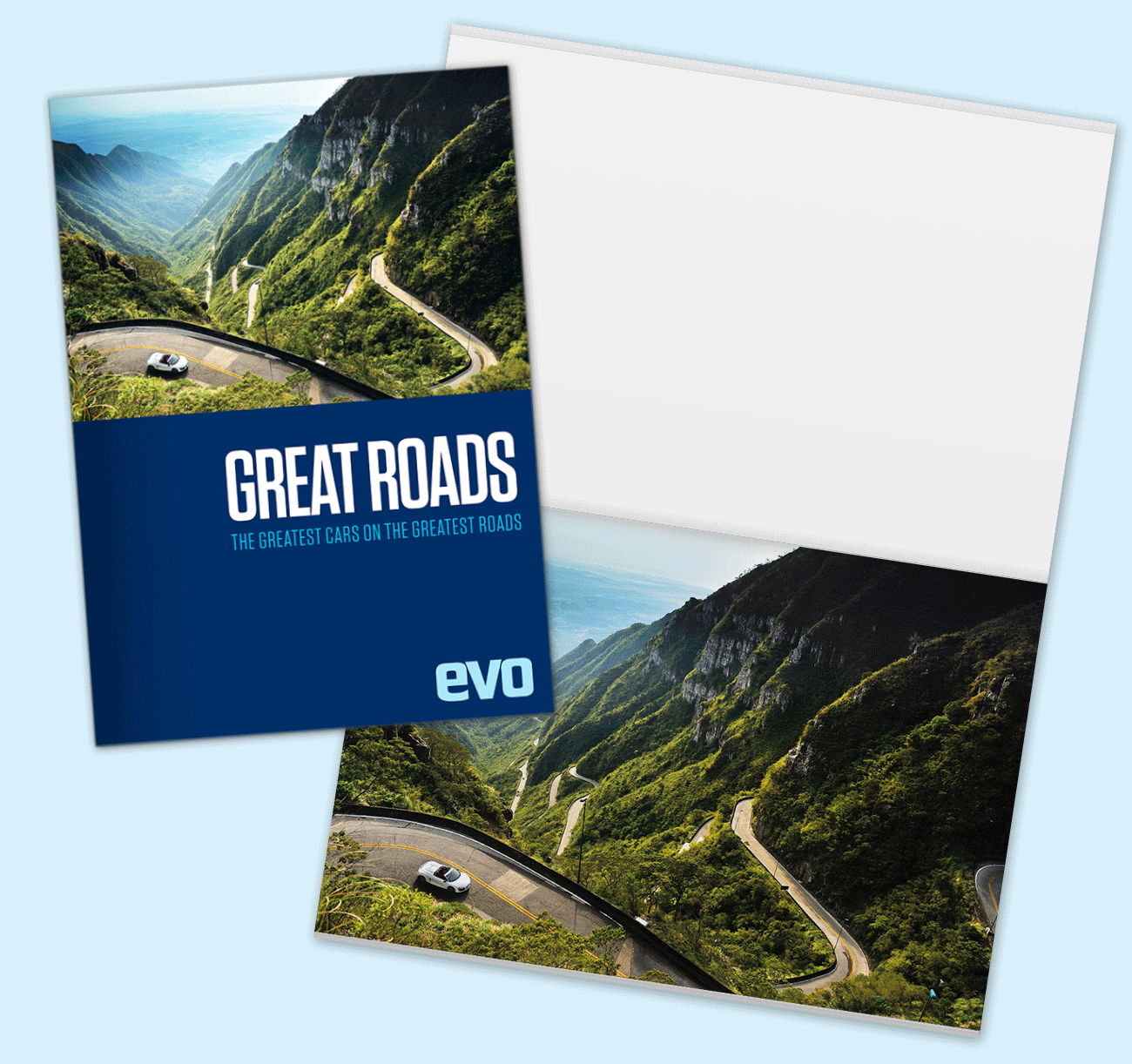 evo Great Roads Poster Book & evo shop